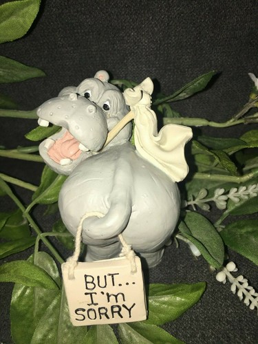 SIMSON GIFTWARE BIG BUT-HIPPO 3"H. (BUT...I'M SORRY). | eBay