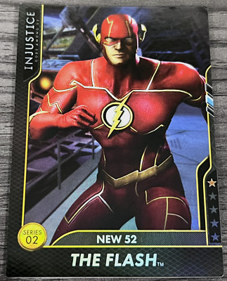 Raw Thrills Injustice Series 2 New 52 The Flash 13/110 Card Holo Foil ...