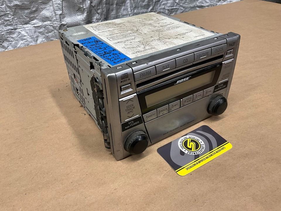04-05 Mazda Miata OEM NB2 MSM Bose Double Din Radio Unit CD Player Rare ...