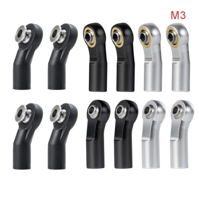 10x M3 RC Tie Link Rod End Ball Joint Head Bent for 1/10 SCX10 Car ...