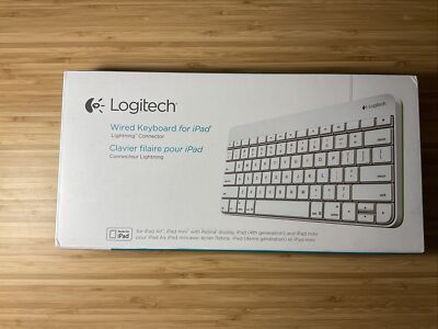 Brand New Logitech Wired Keyboard for Ipad (Lighning Connector) 920 ...