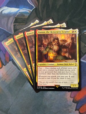 Banon, the Returners' Leader x 4 | *% Off 2+ | Final Fantasy | NM | MTG ...