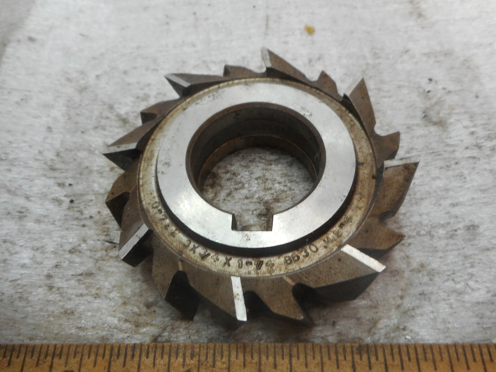 DOALL 3" x 3/4" x 1 1/4" STAGGERED TOOTH Side Milling Cutter USED in EX ...