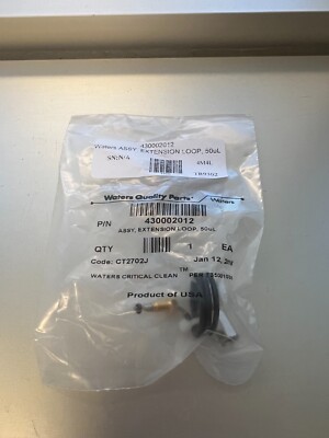 Waters Assembly, Extension Loop, 50 µL (p/n 430002012) | eBay