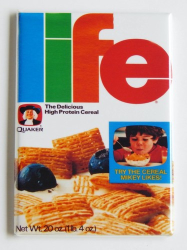 Life Cereal "Mikey Likes It" FRIDGE MAGNET box | eBay