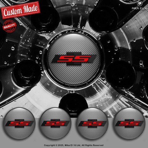 Camaro SS Decals Set of 4 3D Gel Silicone Center Wheel Caps Stickers | eBay