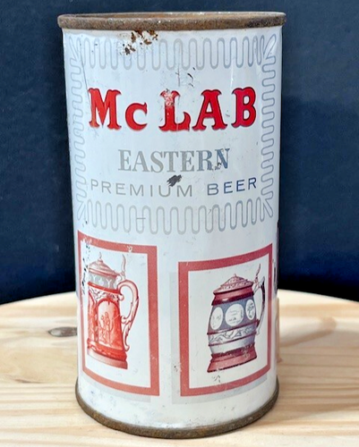 McLab Eastern 12oz. Flat Top Beer Can - Drewrys, South Bend, Ind ...