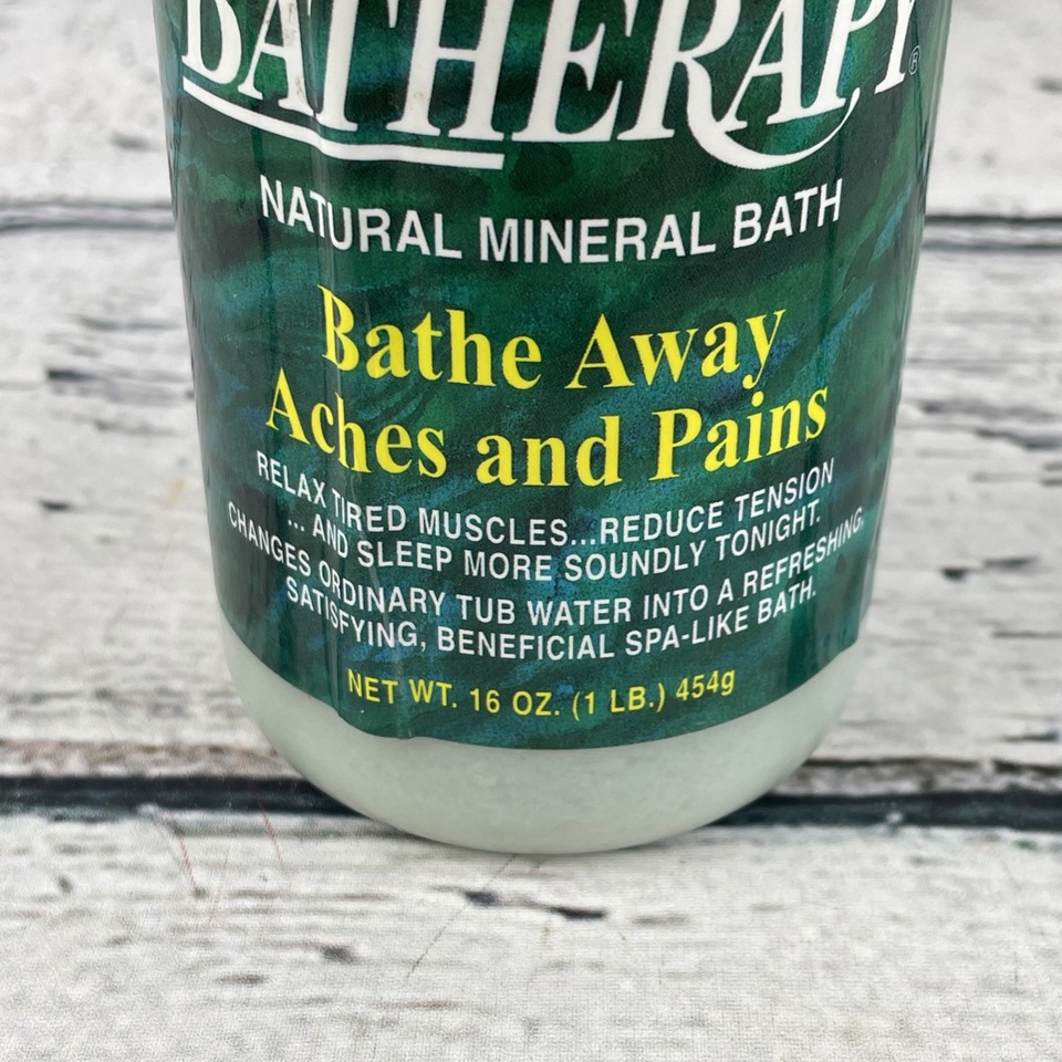 Batherapy Mineral Salts Original Queen Helene Bath Soak Magnesium 16 oz ...