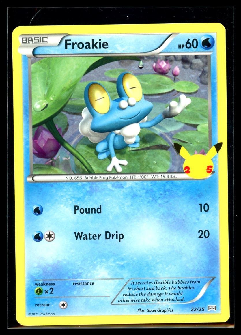 Froakie 22/25 - Card | McDonald's Collection 2021 (mcd21-22)