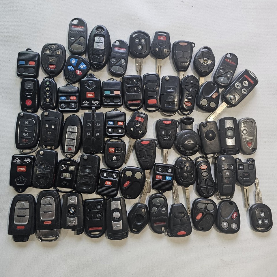 Key FOB Lot Of 57 Keyless Entry Remote Transponder Locksmith Special | eBay