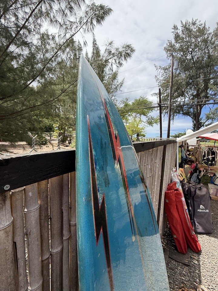 Vintage Lightning Bolt Surfboard 7’6 Surf Board Hawaii Maui surf Club ...