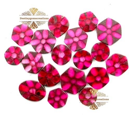 Mix Cut 150 Ct Natural Rare Pink Trapiche Ruby Mogok Burma Lot Loose ...