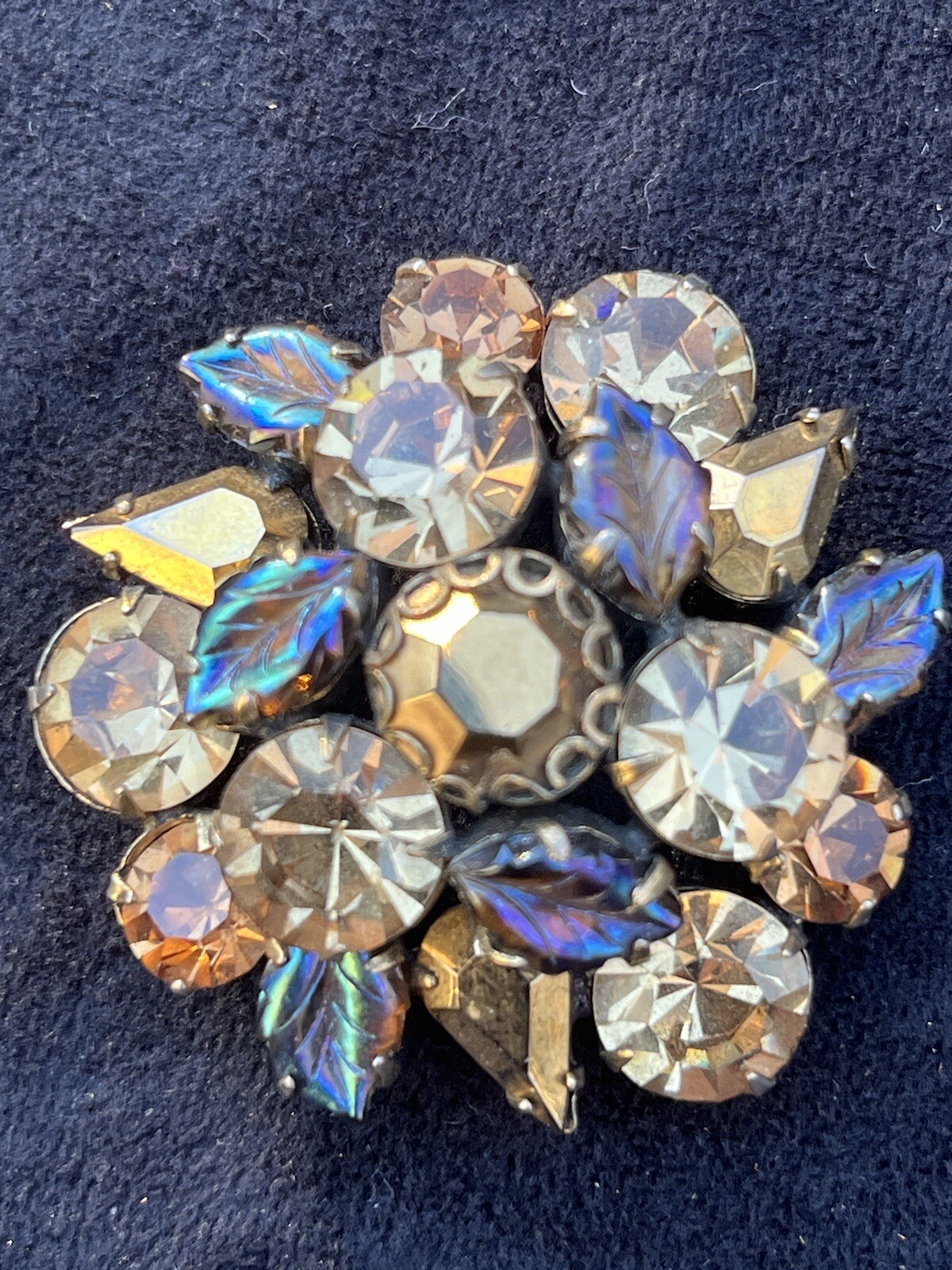 Vintage Marked Regency Brooch - Gem