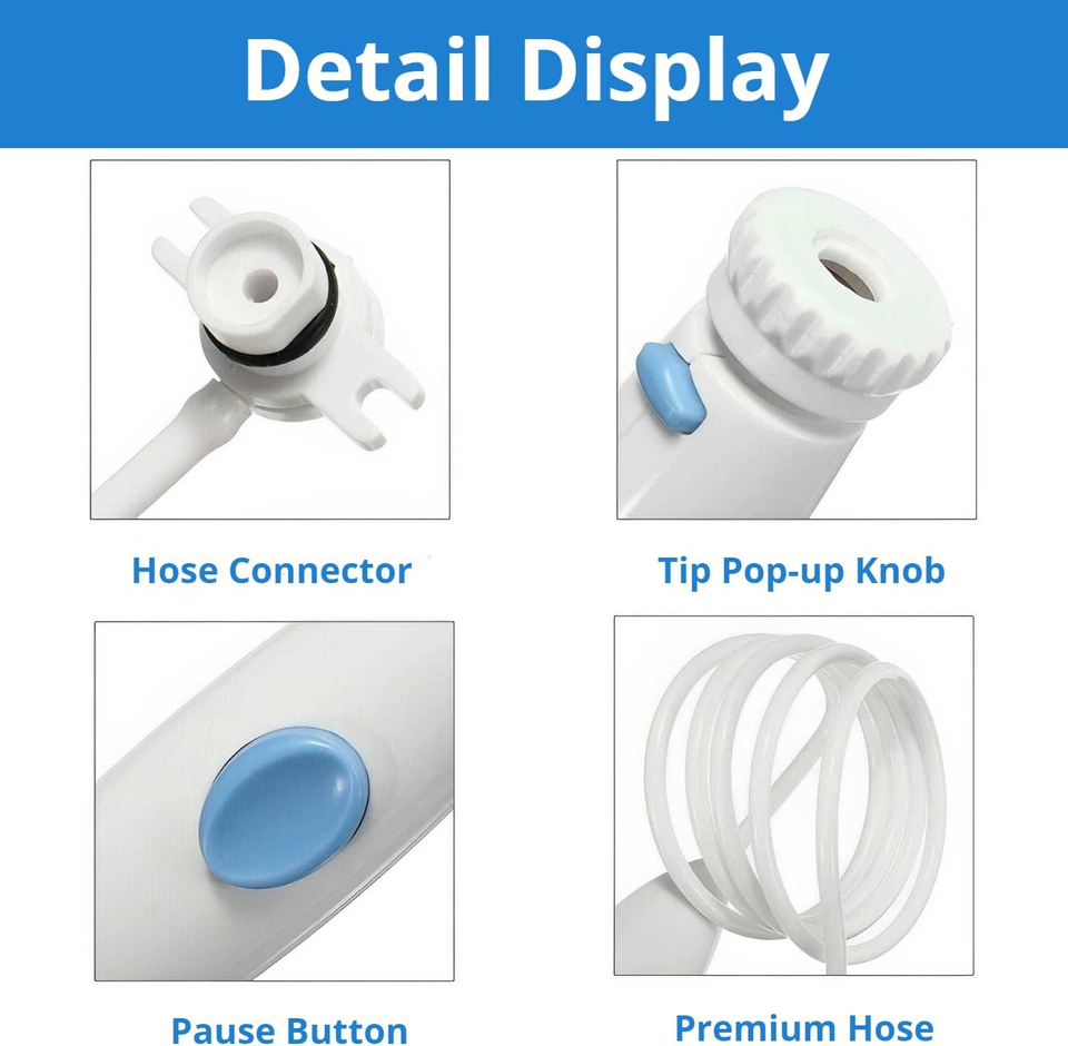 Replacement Hose and Handle Parts for Waterpik, Waterpik Replacement ...