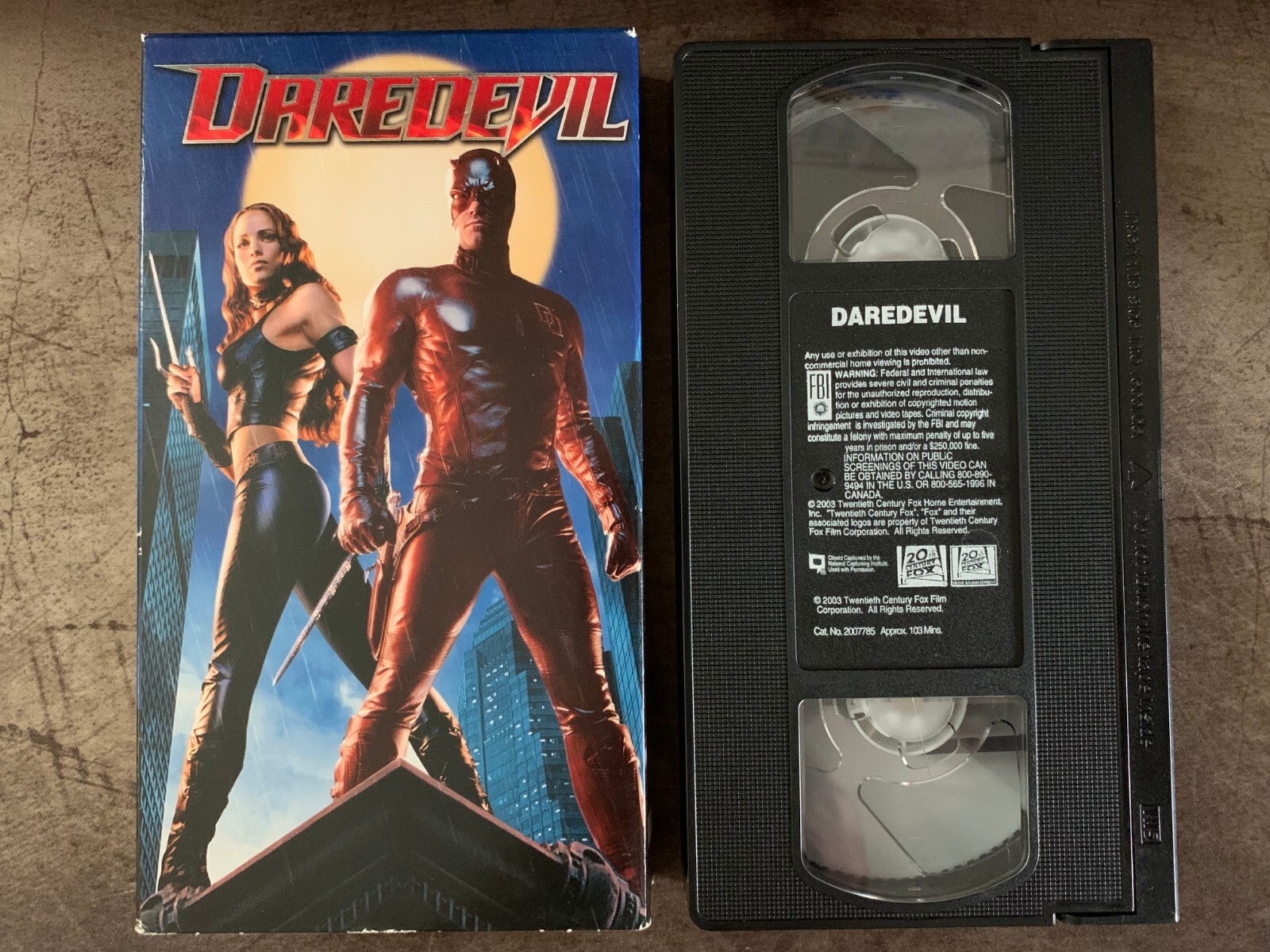 Daredevil (VHS, 2003) Ben Affleck, Jennifer Garner - *Tested ...