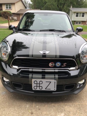 16" Racing Stripe Stripes Graphics Decals fits S Mini Countryman Cooper ...