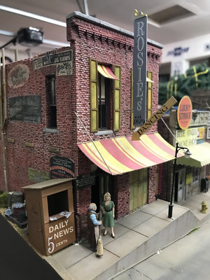 O/On3/On30 scale Rich White Models "Rosie's Fandango Hall" Hydrocal ...