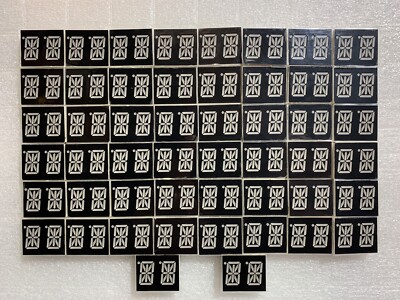 50pcs 5241AGG 0.54" Green LED 14 Segment Dual Display Digital Common ...