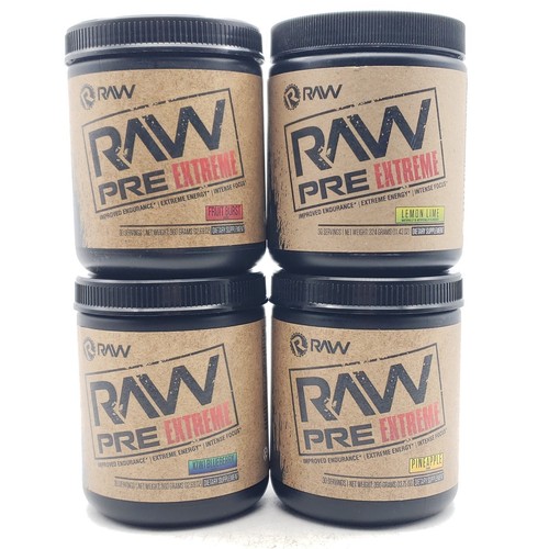 Get Raw Nutrition RAW PRE EXTREME Hardcore Pre-Workout 30 servings Pick ...