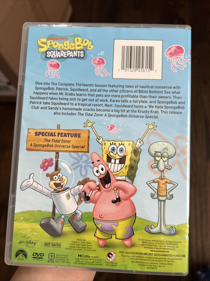 SpongeBob SquarePants: The Complete Thirteenth Season [DVD] Boxed Set ...