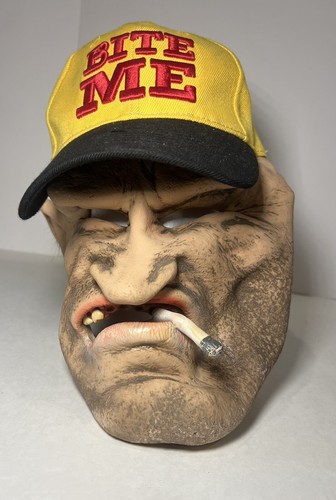 Dude Mask, Old Hillbilly Man Latex Face Mask with Attached Hat | eBay