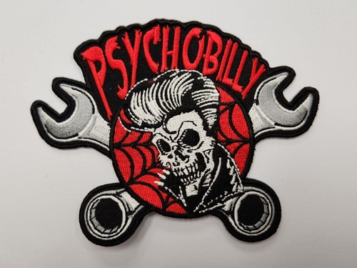 PSYCHOBILLY Patch Biker Sew or Iron on Vest cut | eBay