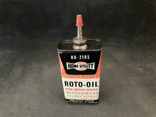 Vtg ROTO-OIL HOME UTILITY FULL LEAD TOP HANDY OILER Rare Old ...