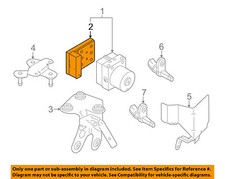 Volkswagen OEM 1 K 0907375 Ah ABS Control Module for sale online | eBay