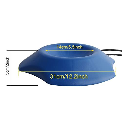 Visible Blue Trailer Stopper Tongue Jack Wheel Dock Chock Stabilizer ...