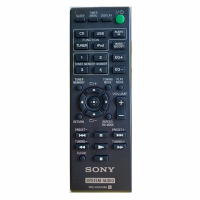 New Original RM-AMU186 For Sony System Audio Remote Control MHC-EC919iP ...