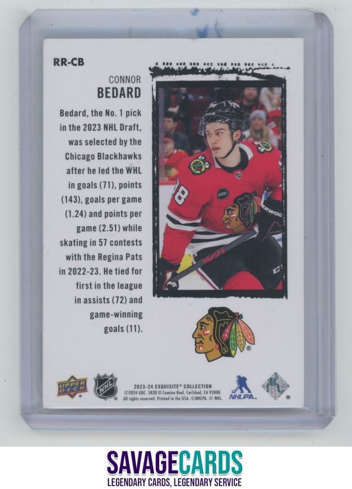 2023-24 UD Black Diamond Exquisite Collection Retro Rookies Connor ...