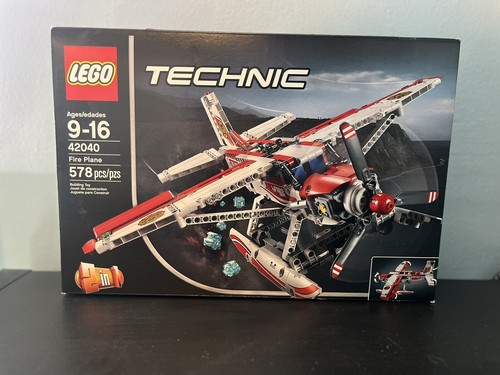 LEGO TECHNIC: Fire Plane (42040) New Unopened 578 Pieces 673419230476 ...