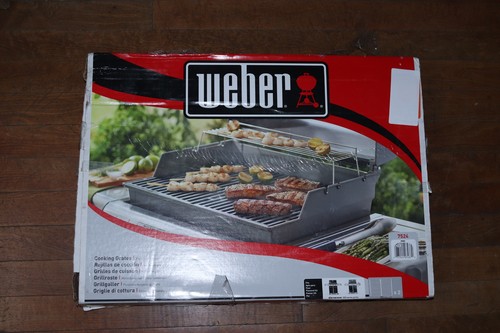 Weber Porcelain-Enameled Cooking Grates Cast-Iron 19.5" x 12.9" 7524 ...