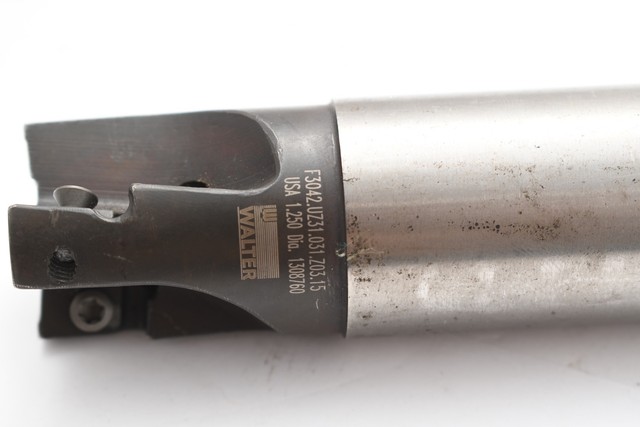 Walter F3042.UZ31.031.Z03.15 1 1/4" Indexable End Mill 10" L APMT ...