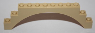 Lego Tan Brick Arch 1x12x3 ref 6108/set 4714 4480 75020 10232 3189 ...