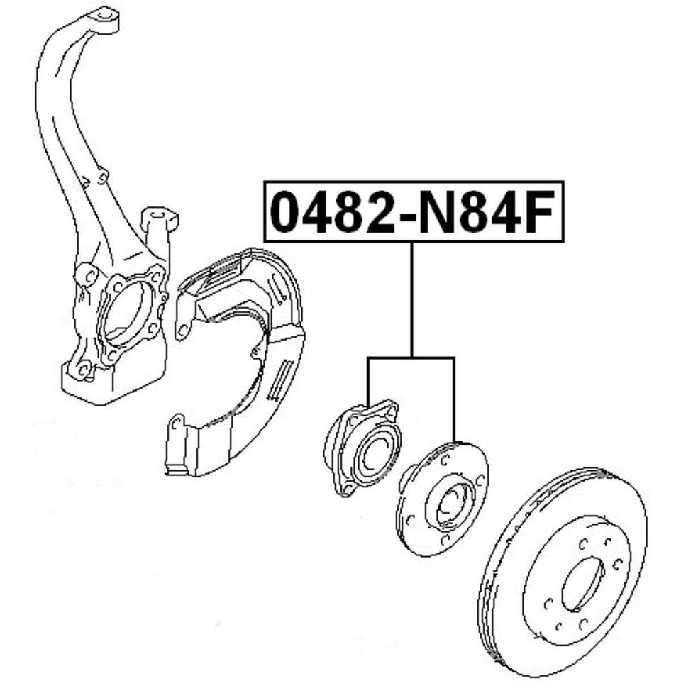 Wheel Hub-LXi Febest 0482-N84F 4056111044576| eBay