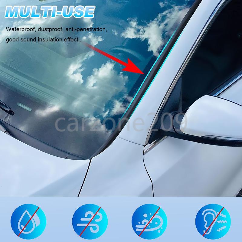 4M Car Windshield Trim Edge Molding Rubber Seal Strip Protector Guard ...