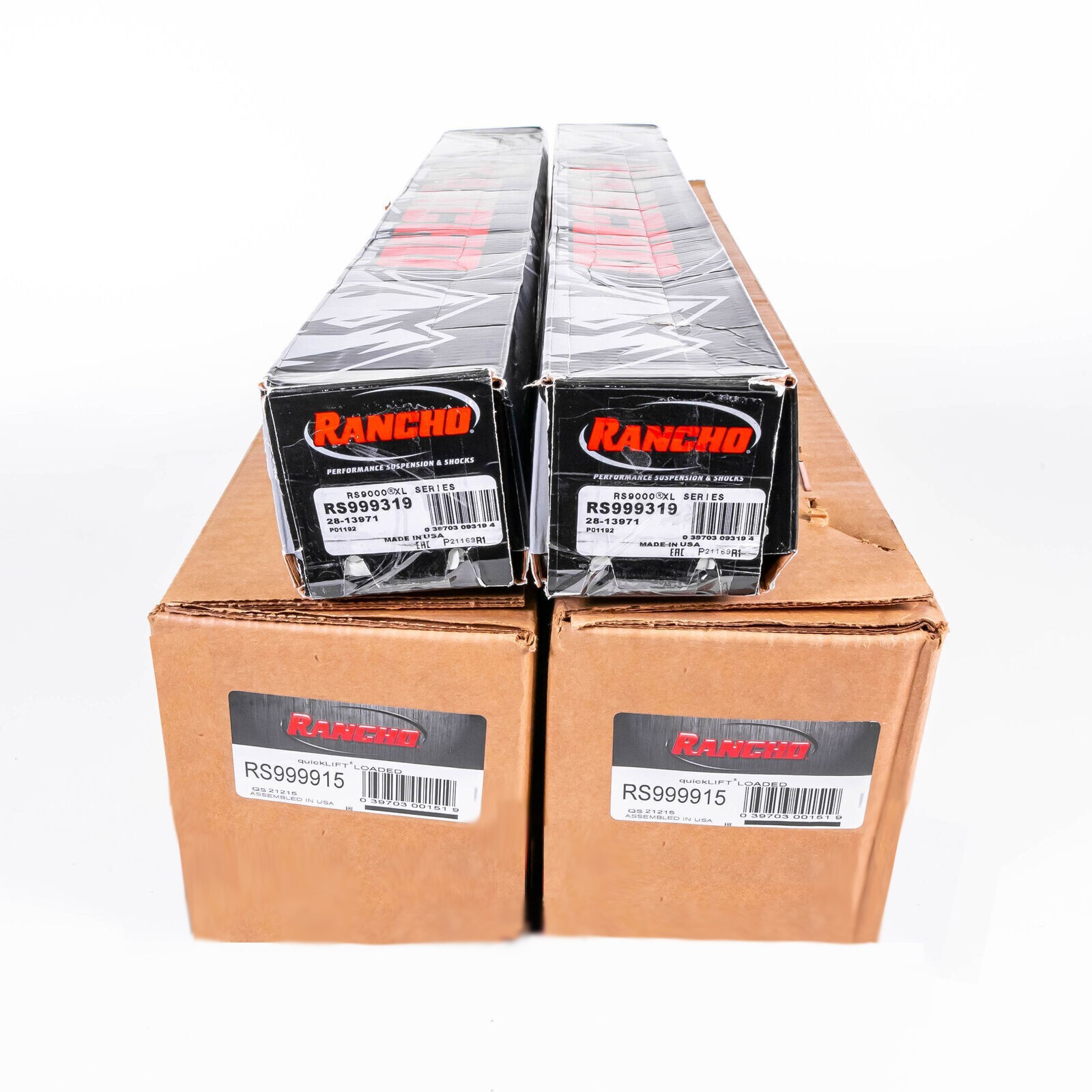 NEW Rancho QuickLIFT RS9000XL Front & Rear Shocks 05-22 Toyota Tacoma 0 ...