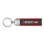 SRT-8 Logo Real Carbon Fiber Strap Key Chain with Red Edge for Dodge ...