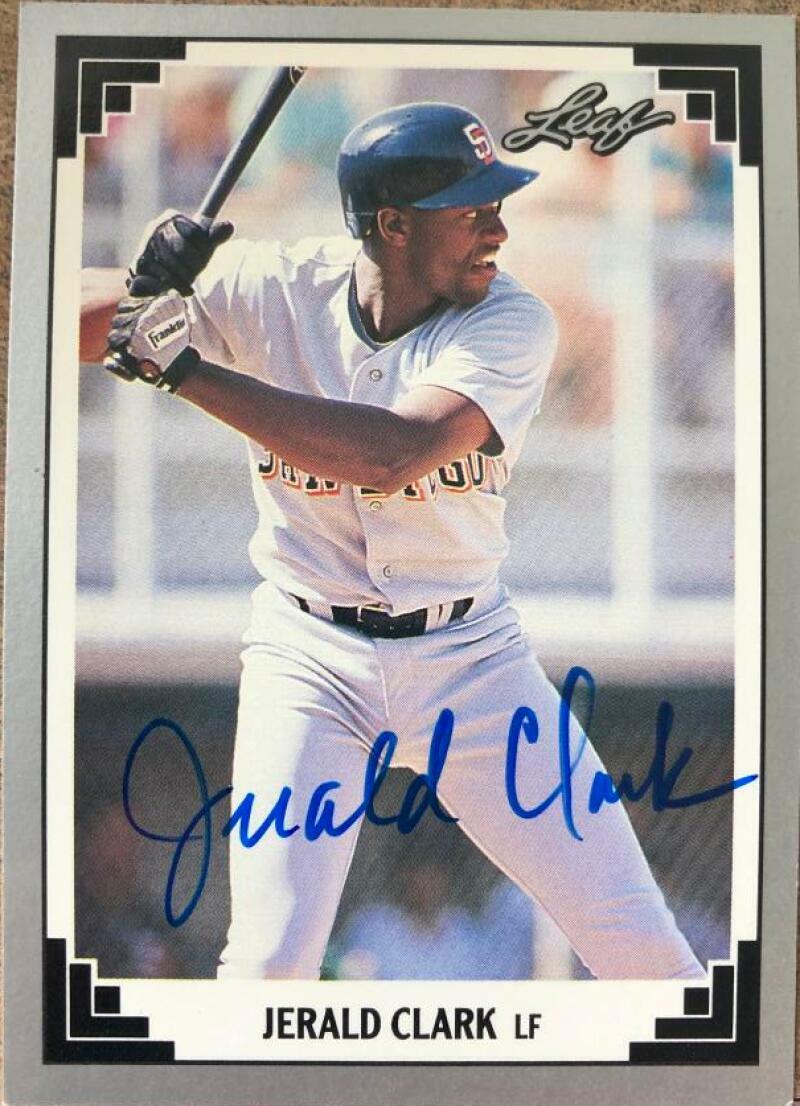 Jerald Clark Autographed 1991 Leaf #265 | eBay