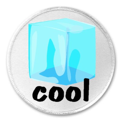 Ice Cube Cool - 3" Sew / Iron On Patch Funny Joke Humor Hot Neat Rad ...
