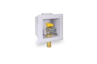 UniBox Gas Valve Outlet Box Quarter Turn 1/2"-3/4"in MIP Connection ...