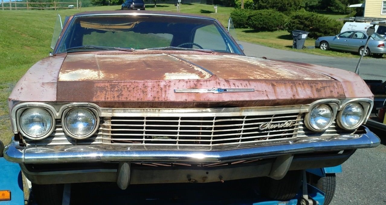 1965 Chevrolet Impala Body Chassis Fastback Rolling Chassis Project Car ...