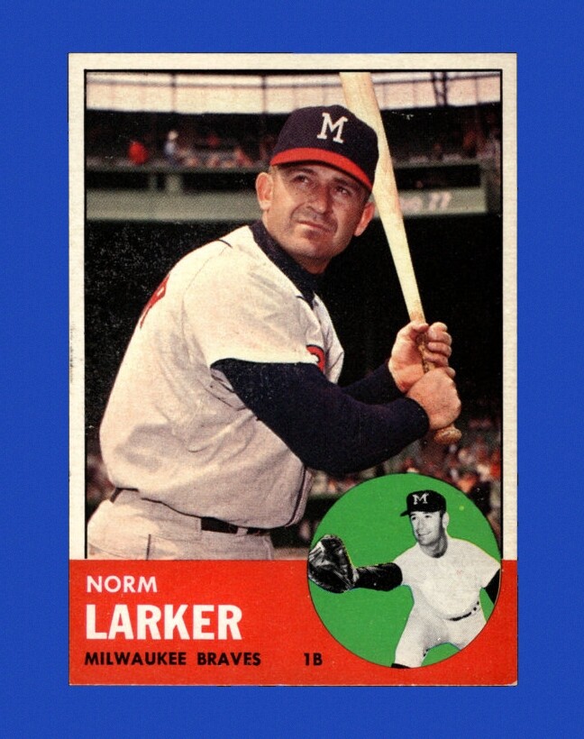 1963 Topps Set-Break #536 Norm Larker NR-MINT *GMCARDS* | eBay