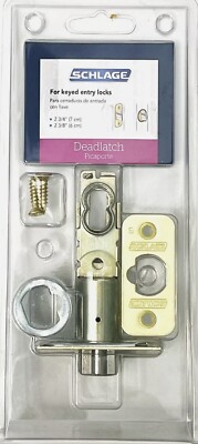 Schlage 40-251 Triple-Option Replacement Door Deadlatch for F Series ...