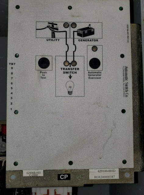 ASCO 165 100a Single Phase Automatic Transfer Switch Make OFFER for ...