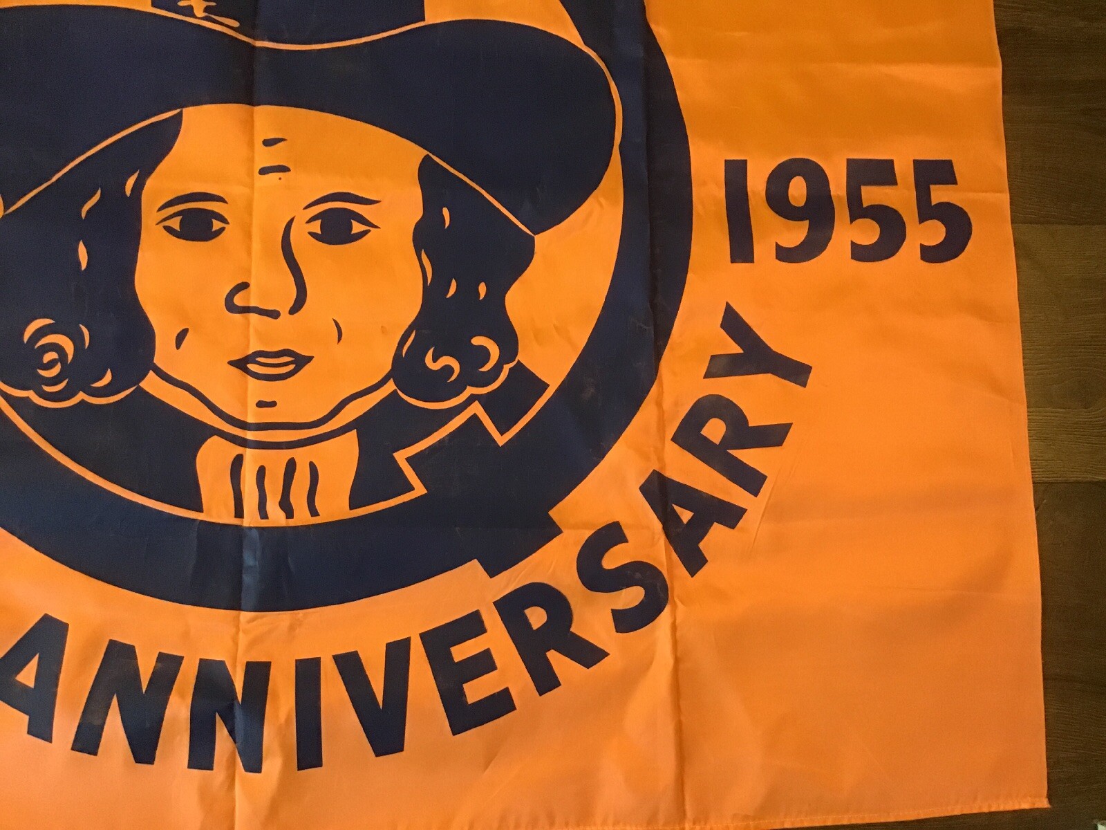 1855-1955 Quakertown PA Bucks County Large Banner Flag 35 1/2 X 40 ...