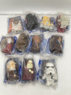 Vintage LOT of 11 Sealed 2005 Burger King STAR WARS The Saga Toys | eBay