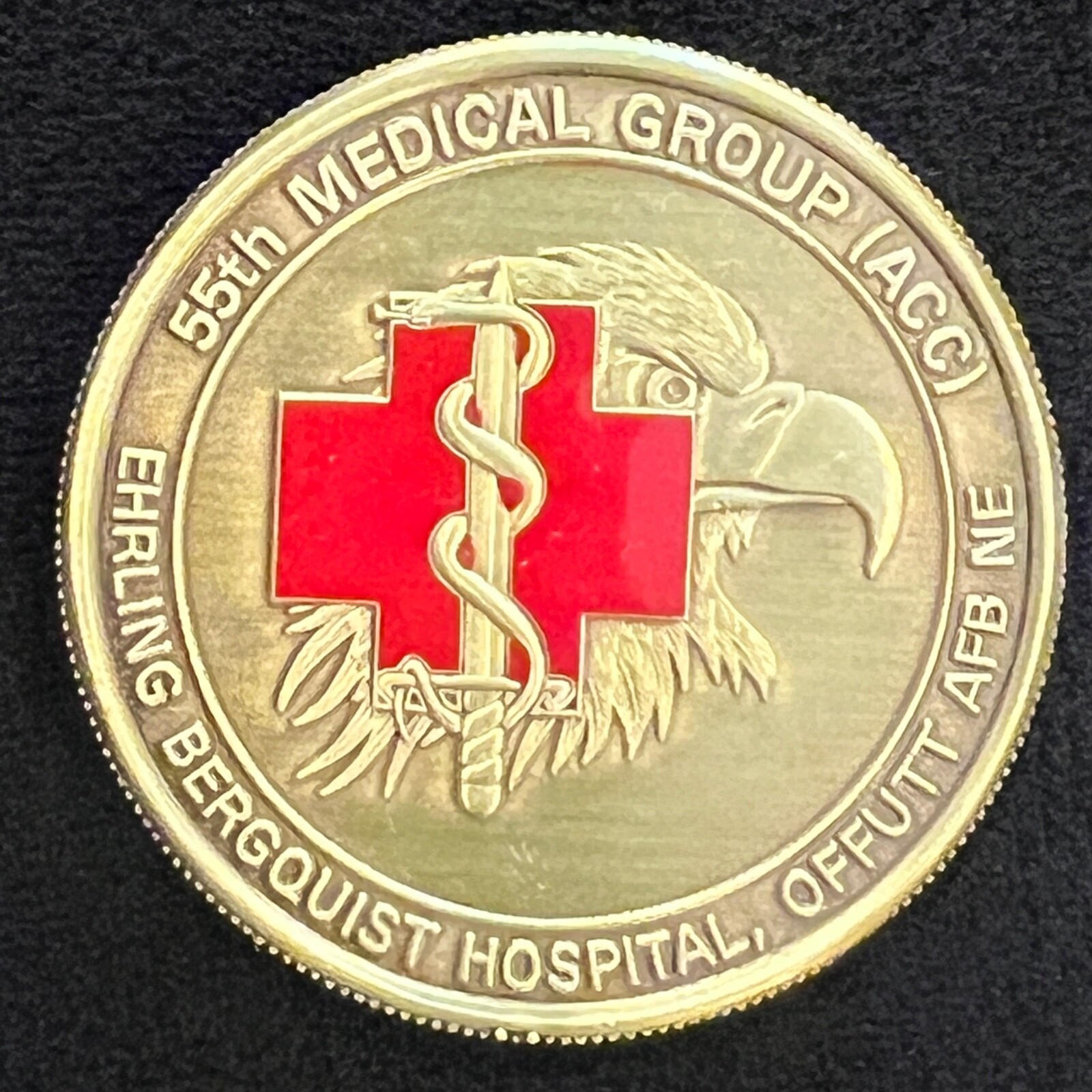 55th Medical Group ACC Challenge Coin | eBay