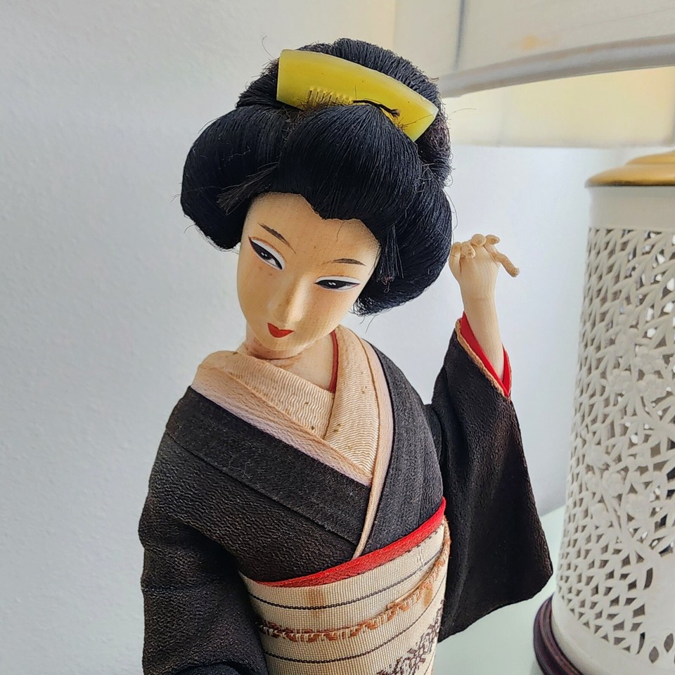 Vintage Lot of (4) Sukiyo Japanese Geisha Collectable Display Dolls 12 ...